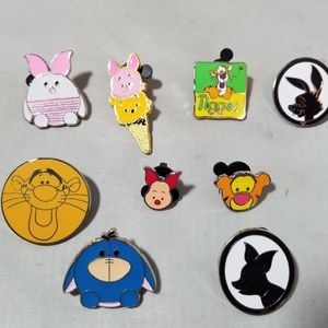 Accessories | Disney Official Trading Pins Winnie The Pooh Lot 9 | Poshmark